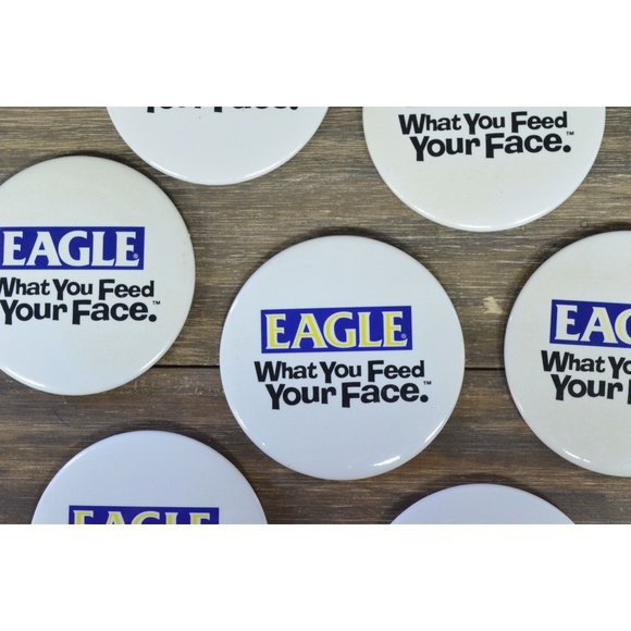 Eagle | Accessories | Eagle Snacks Pin Lot Feed Your Face Promo 3 | Poshmark
